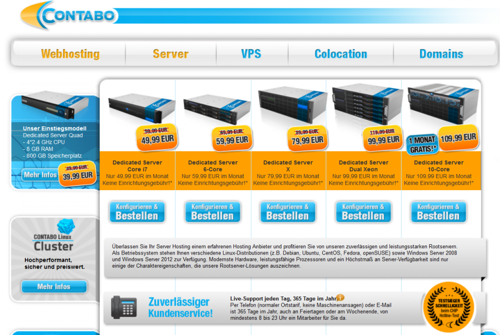Contabo - Root Server Check